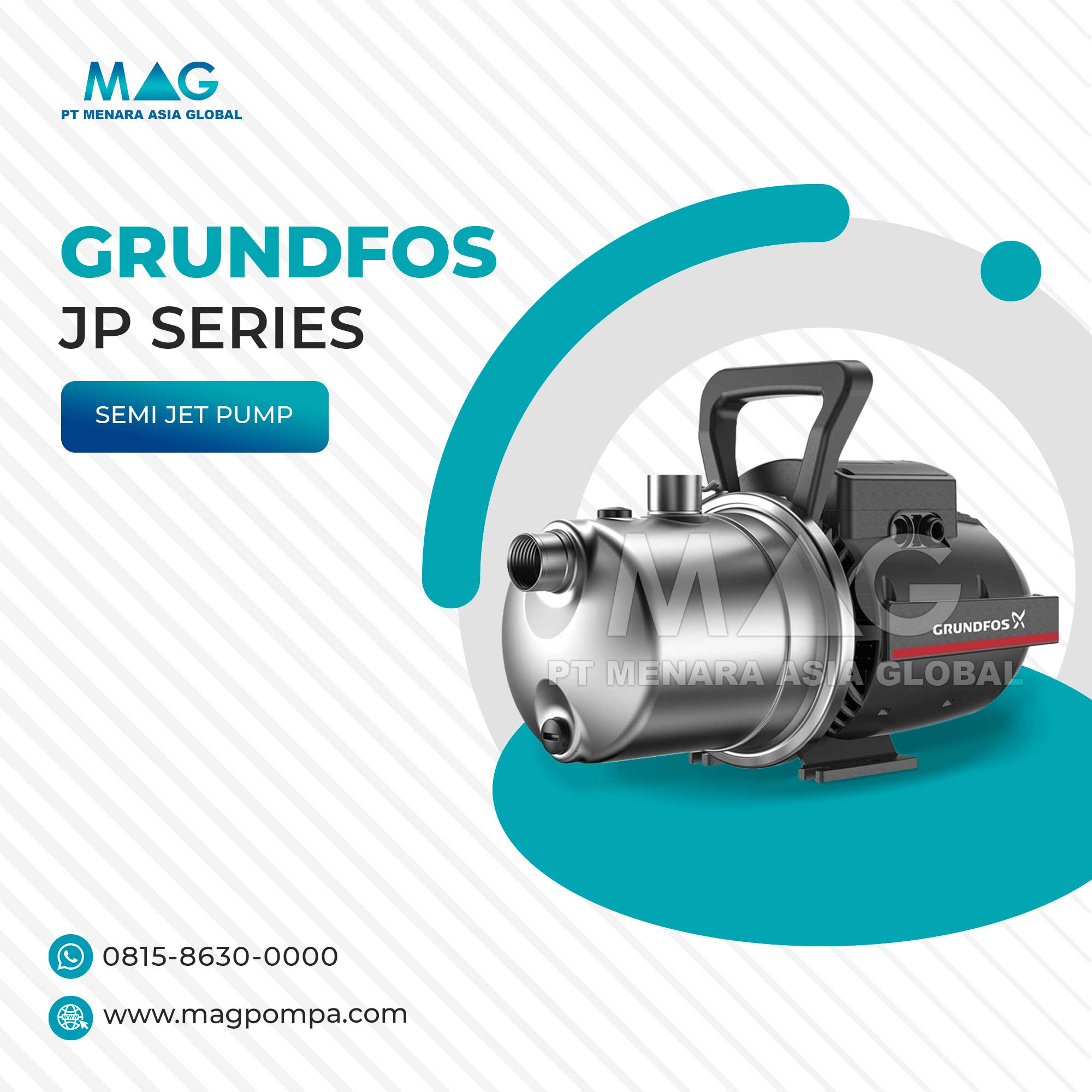 Pompa Booster Rumah Tangga - Grundfos JP Series